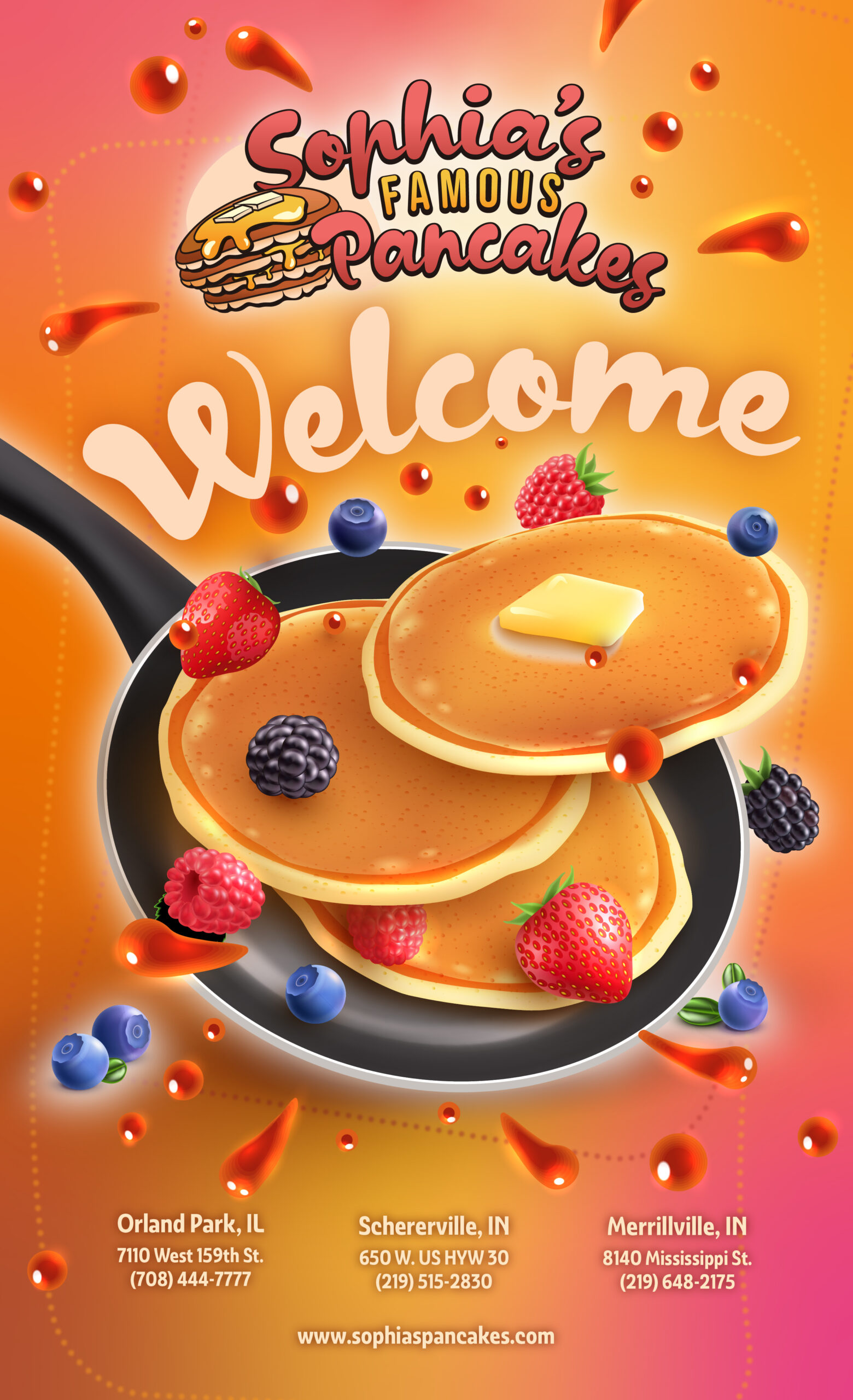 Menu - Sophia's Famous Pancakes